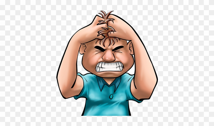 Relieving Stress Cartoon Clipart